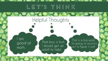 Lets Think A Powerpoint Presentation On Thoughts Feelings And Actions