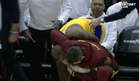 Video Kevin Love Gets His Revenge Against LeBron James After Vicious Dunk Fadeaway World