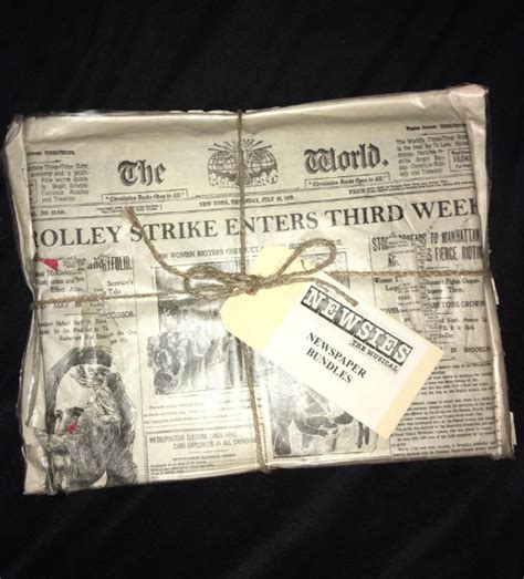Broadway Disneys Newsies Prop Newspaper Stack
