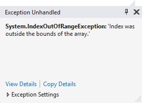 Visual Basic NET Arrays And The Index Number