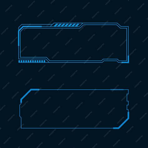 Premium Vector Futuristic User Interface Illustration