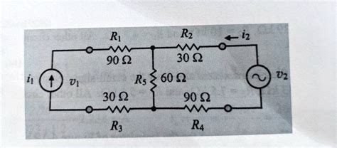 SOLVED Determine The H Parameters For The Circuit Write The Network Equation And Draw The