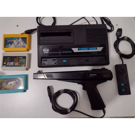 Console Turbo Game Vg T Double System Cce Controle Original Pistola Do Phantom System