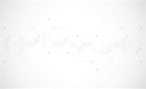 Premium Vector Hexagons Pattern On Gray Background Genetic Research Molecular Structure