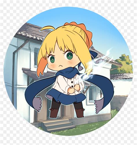 Cute Chibi Saber Cartoon Hd Png Download 934x934 3368669 Pinpng