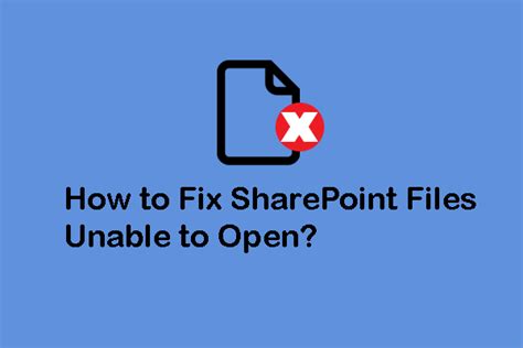 Sharepoint Files Unable To Open On Windows 4 Solutions