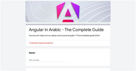 Waleed Adel On Linkedin Angular In Arabic The Complete Guide