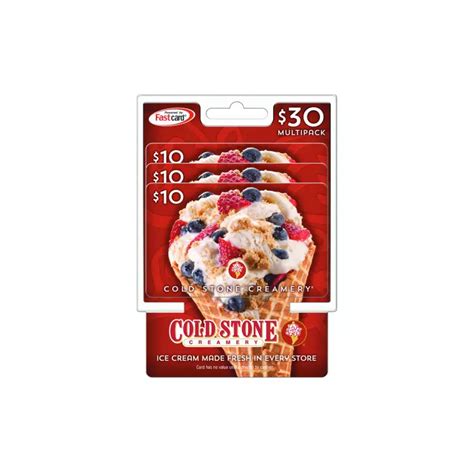 Cold Stone Creamery 10 T Card 3 Pk Bjs Wholesale Club