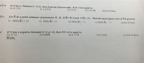 Solved If X Has A Poisson Lambda 24 Then From The Solved If X Has A Poisson Lambda 24 Then From The