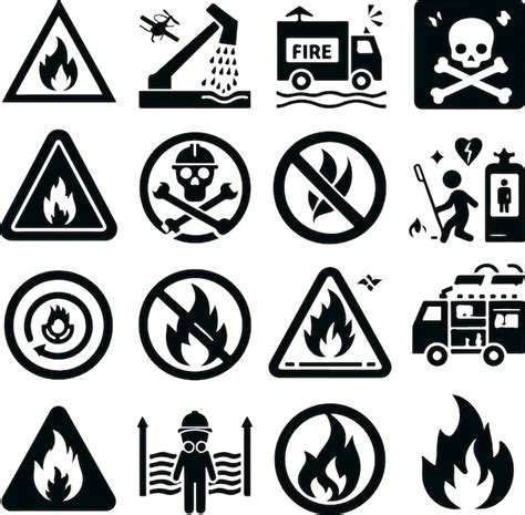 Clip Art De Peligro En Blanco Y Negro