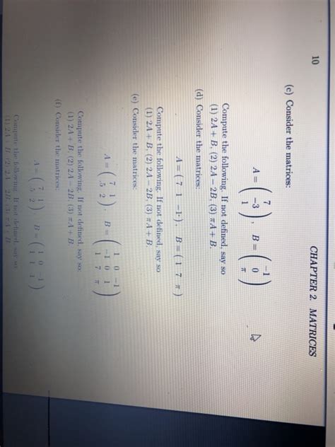 Solved On Addition And Scalar Multiplication A Consider Chegg