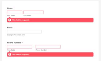Managing Field Error States And Highlight Effect