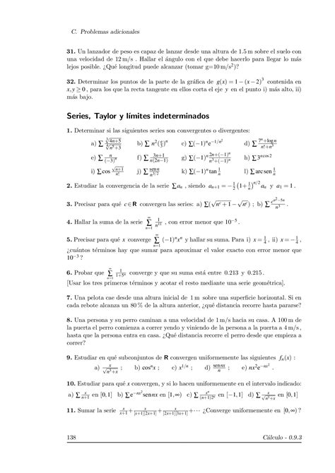 Cálculo Infinitesimal En Una Variable Ciencia Solar Literatura Científica Página 148