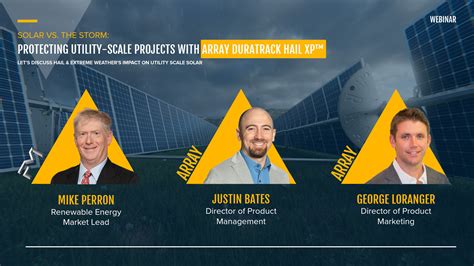Protecting Utility Scale Solar Projects With Array Duratrack Hail Xp