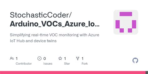 Github Stochasticcoderarduinovocsazureiothub Simplifying Real Time Voc Monitoring With
