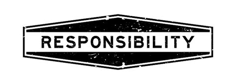 흰색 바탕에 그런 지 검은 책임 단어 육각형 고무 인장 스탬프 가능성에 대한 스톡 벡터 아트 및 기타 이미지 가능성 개념