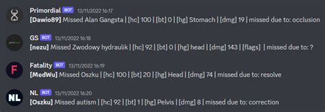 Github Dawio89 Discord Webhook Miss Log Lua S Logs Your Misses And Pushes Them Through A
