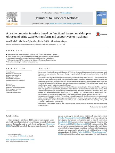a brain computer interface based on functional transcranial doppler