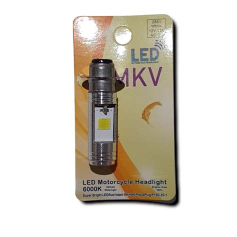 Jual Lampu LED Utama Depan 2LED Motor Bebek Dan Matic Soket H6 Led 2 Sisi PUTIH Shopee Indonesia