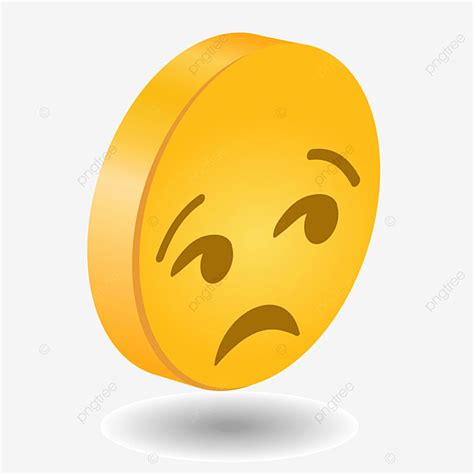 Emoji Expressions Clipart Vector 3d Emoji With Cynical Expression Icon