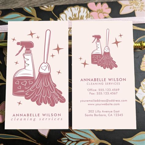 Professional Maid And House Cleaning Business Card Zazzle Cleaning