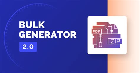 Bulk Generator 2 0 Combine And Merge PDF Documents