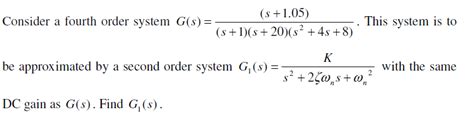 Solved S 1 05 Consider A Fourth Order System G S