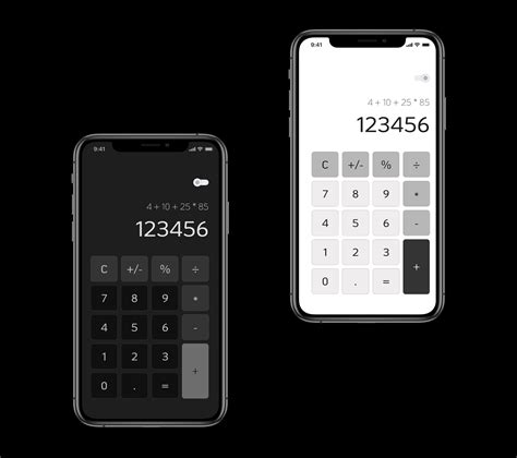 Calculadora básica ui concept on Behance