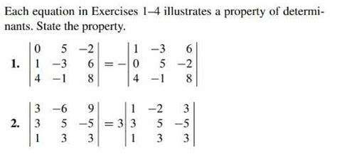 Solved Each Equation In Exercises 1−4 Illustrates A Property