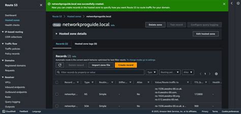 Configuring Route DNS In AWS Public DNS Private DNS NetworkProGuide
