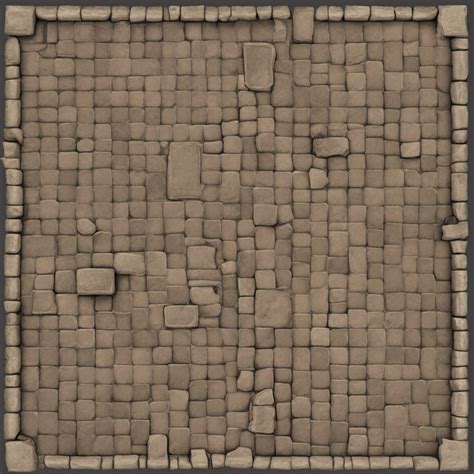 Sand Stone Ground Texture Battlemap For Dnd