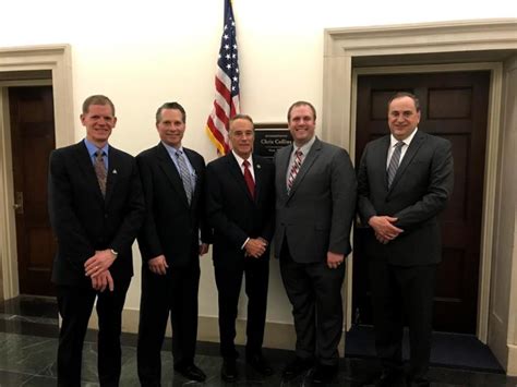 Alan Klembczyk From Taylor Devices 2nd From Left On Capitol Hill With Congressman Chris