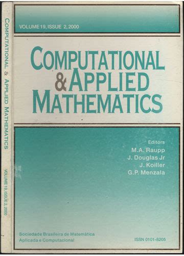 Sebo Do Messias Livro Computational And Applied Mathematics Volume 19 Issue 2 2000