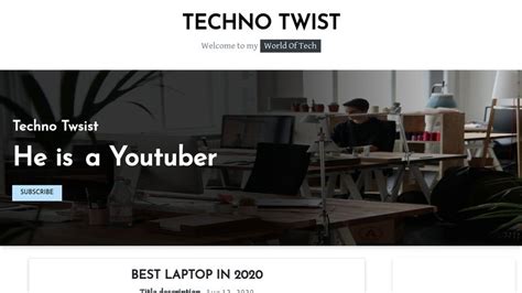 Build Responsive Blog Website Using Html Css Js And Bootstrap 5 Live Hosting Free Code In 2020