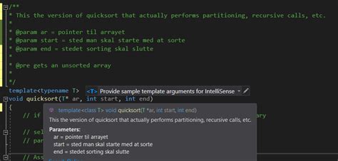 C Function Descriptors In Microsoft Visual Studio Stack Overflow
