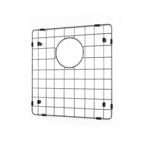 Seba Overflow Sink 550mm 250 Deep Brushed Gunmetal W Racks Abi Interiors Uk