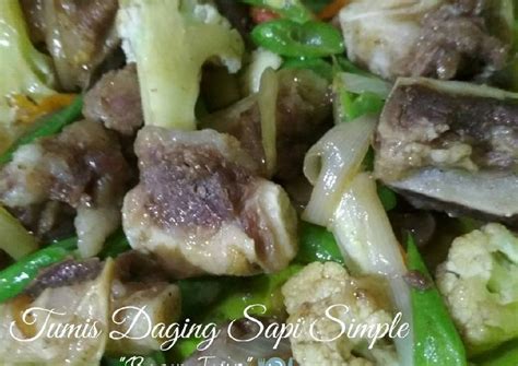 Resep Tumis Daging Sapi Simple Karya Ririn Eka Fitri Temukan Aneka Resep Masakan Disini