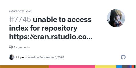 Unable To Access Index For Repository Https Cran Rstudio Com Src Contrib Internet Routines