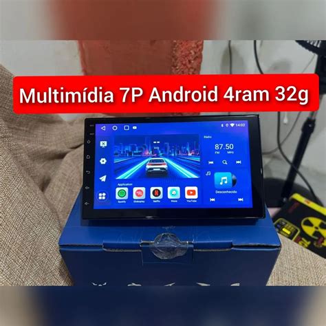 Central Multimídia Android 7p 4ram 64g Youtube Netflix Wi Fi Waze Bluetooth Carplay Carros