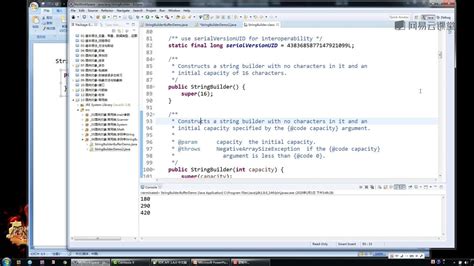 《java零基础到架构 java核心语法》 18·19 面向对象 可变字符串stringbuilder youtube