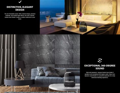 Harman Kardon Aura Studio Aura Studio Bluetooth Speaker Shopee Malaysia