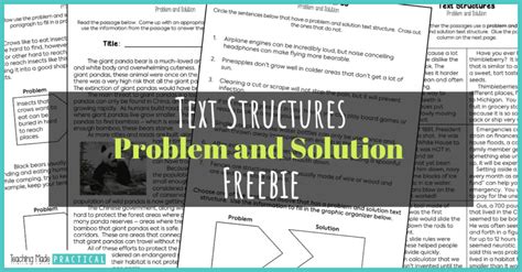Story Elements Worksheet Problem And Solution Worksheets Library