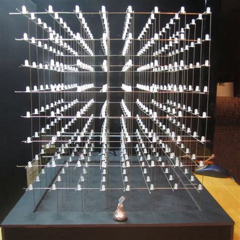 X X Blue LED Cube Hackaday Io