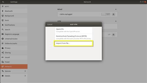 OpenVPN Setup Ubuntu 18 0 And Above Via Network Manager StrongVPN