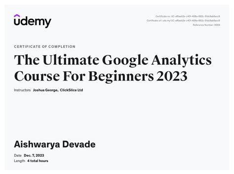 Aishwarya D Devade On Linkedin Udemy Course Completion Certificate