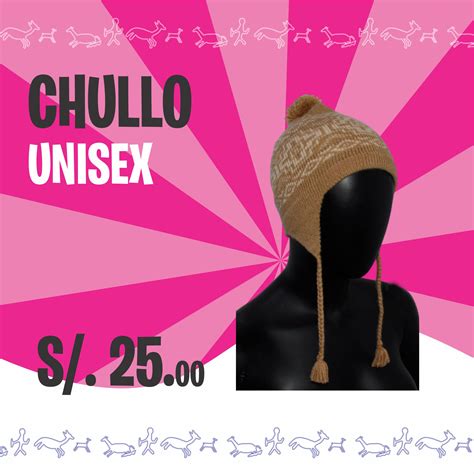 Chullo Unisex Cite Camélidos Sudamericanos