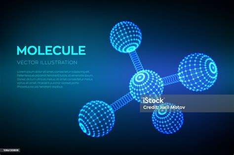 분자 구조입니다 Dna 원자 신경 분자 그리고 화학 수식입니다 3d 과학 분자 의학 과학 기술 화학 생물학에 대 한 배경 벡터 일러스트입니다 0명에 대한 스톡 벡터 아트 및