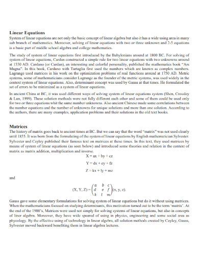 Linear Equations Examples Formula How To Solve Pdf