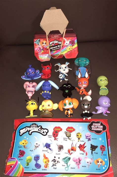 Buy Miraculous Ladybug Set Of 14 Box Surprise Mini Kwamis Nib Online