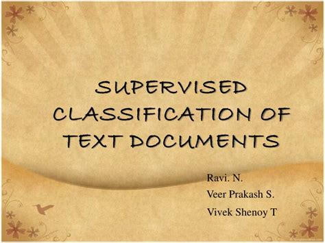 Ppt Advanced Text Document Classification Techniques Powerpoint Presentation Id3504145